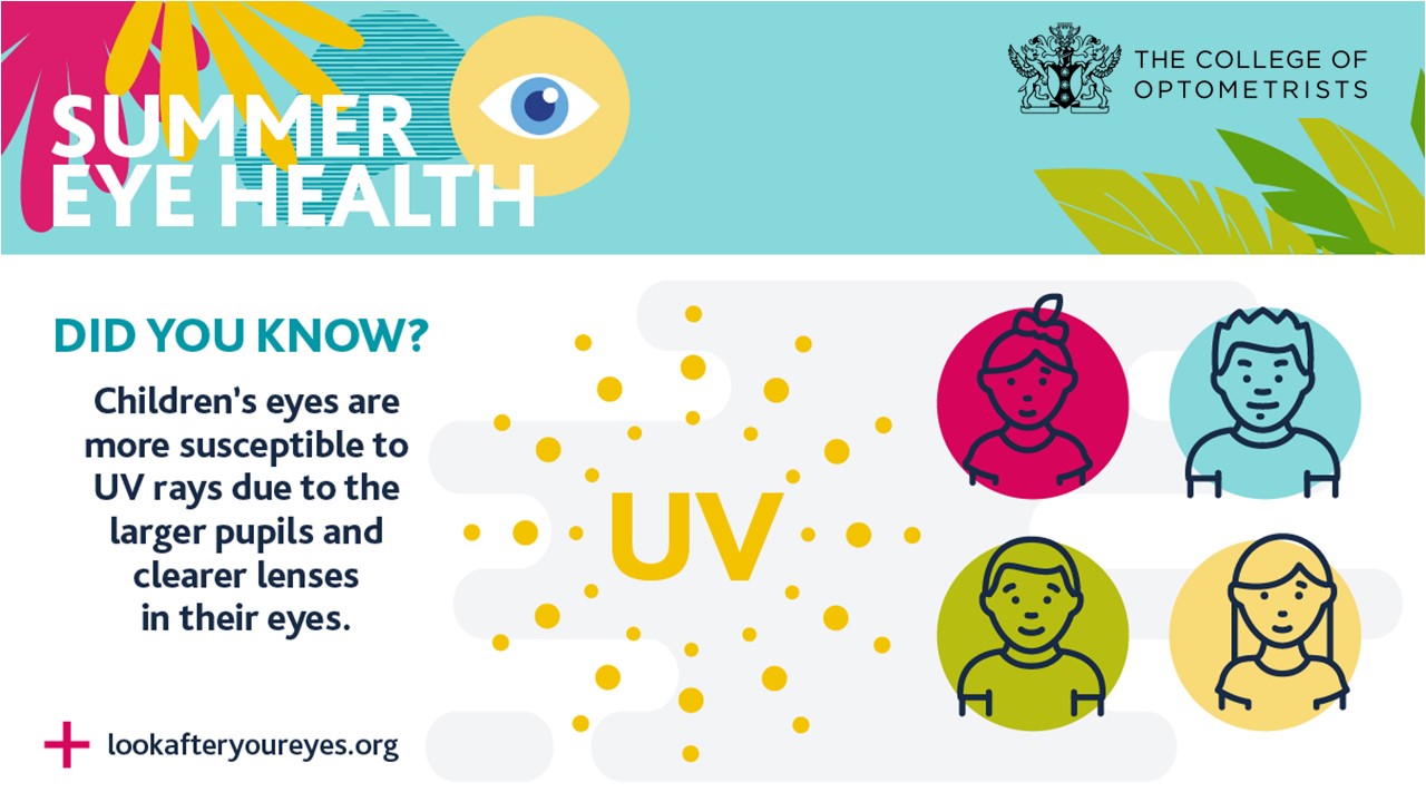 Summer eye health for children - Lindsay & Johnson Opticians
